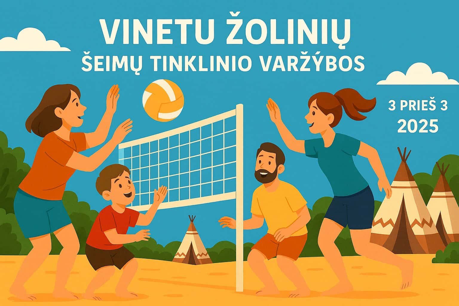 Žolinių šventės šeimyniškos tinklinio varžybos ( Rugpj. 15d.) - Vinetu ...